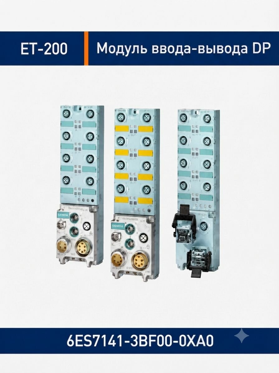 6ES7141-3BF00-0XA0 SIEMENS SIMATIC ET-200 SMART Модуль ввода-вывода DP Новый товар в наличии