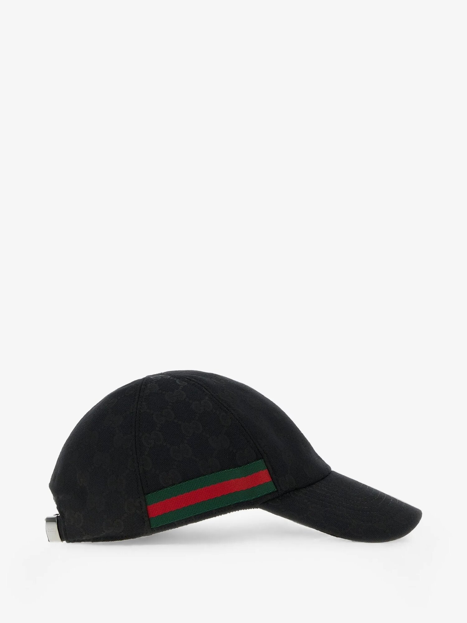 Шапка GUCCI GG baseball hat with Web для мальчиков, размер M, черный — фото 1