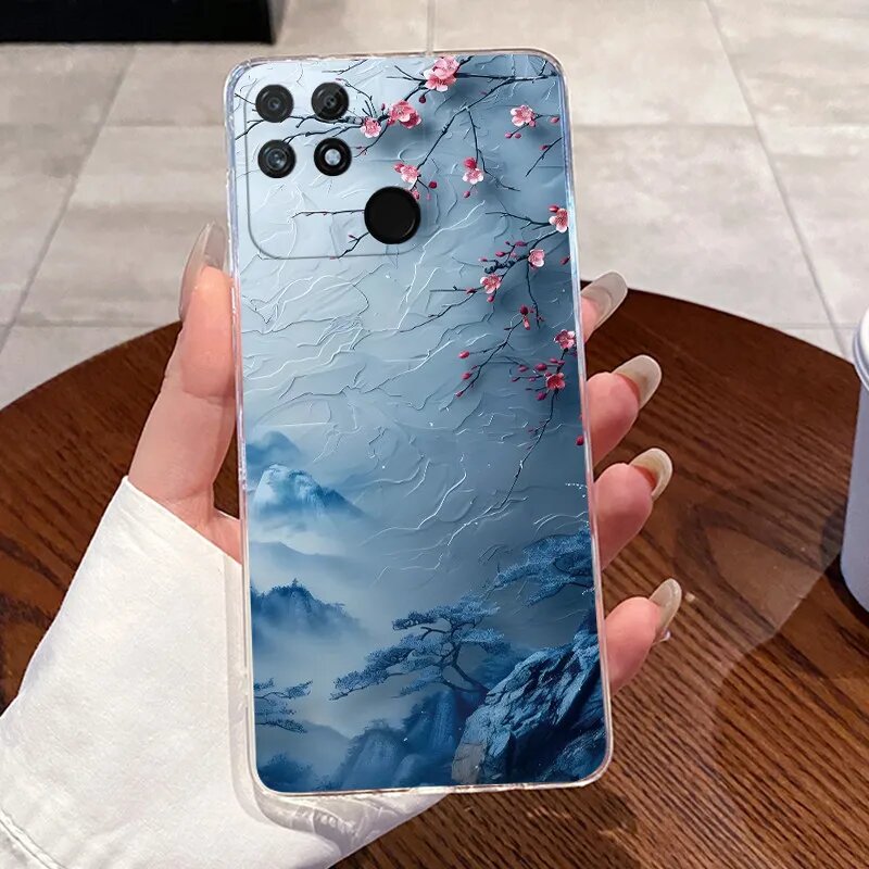 Чехол для Realme Narzo 50A RMX3430, эстетичный, милый, с рисунком кота, модный, мягкий, TPU-TPU411