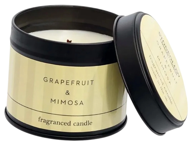 Свеча Стоунглоу Грейпфрут Мимоза для дома 180 гр - Stoneglow Grapefruit and Mimosa