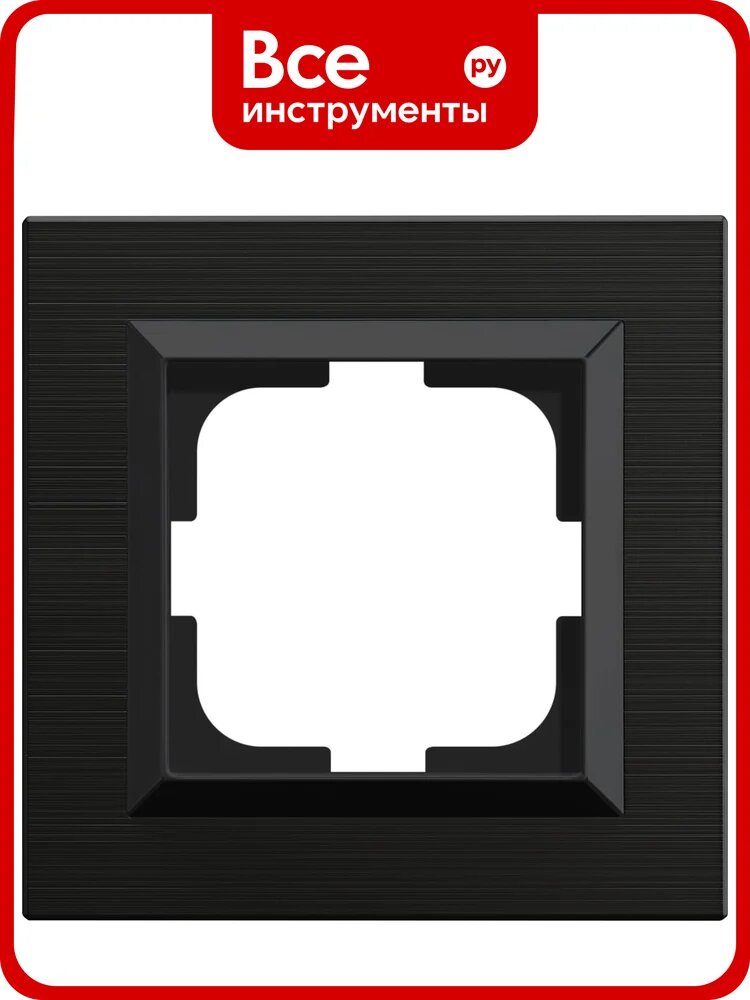 1-местная рамка OVIVO QUANTUM, черный, 405-360000-096