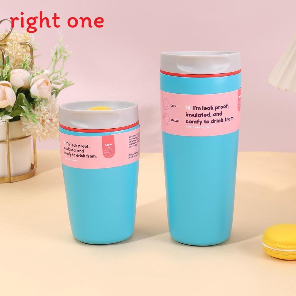 Премиальный портативный термос с ручкой для подарка blue 20oz
