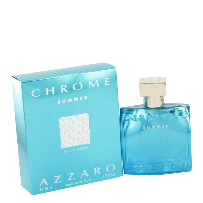 Azzaro Chrome Summer мужская туалетная вода 50 мл - Азаро Хром Саммер свежий аромат