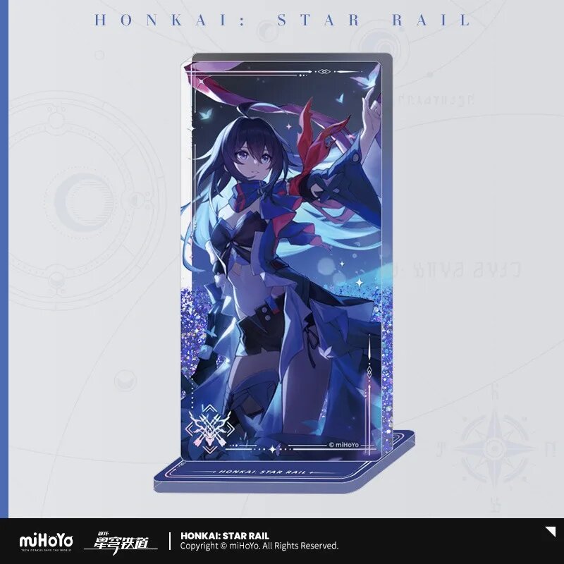 Фигурка Jingliu Huohuo Honkai: Star Rail Mihoyo из акрила Синий, Seele