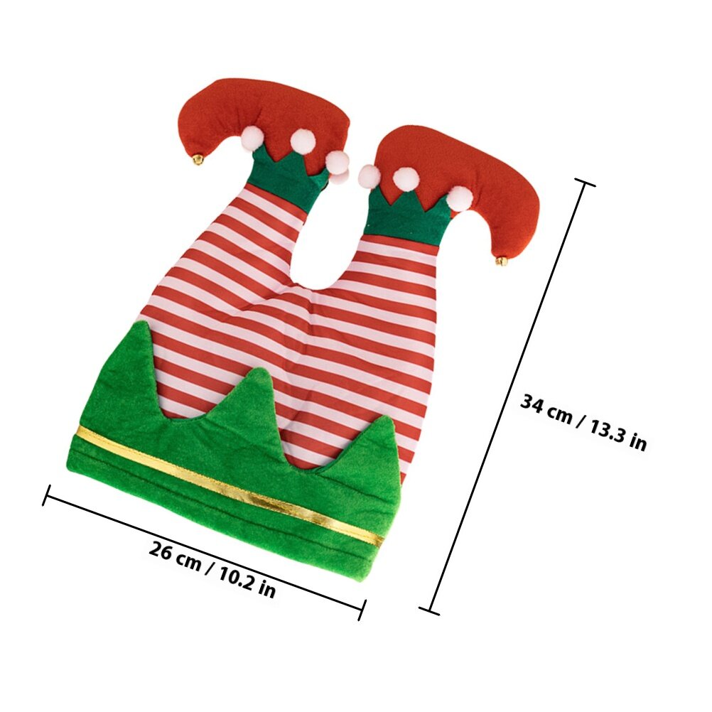 Новогодняя Шапка В Forme Ног Эльфа Модная И Гибкая 34X26X6Cm