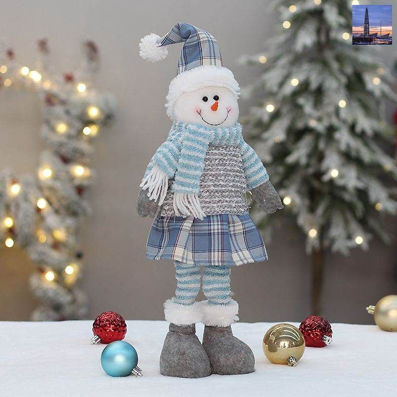 Игрушка под елку snowman1 Красивый цвет L151, высота 60 см, длина 18 см