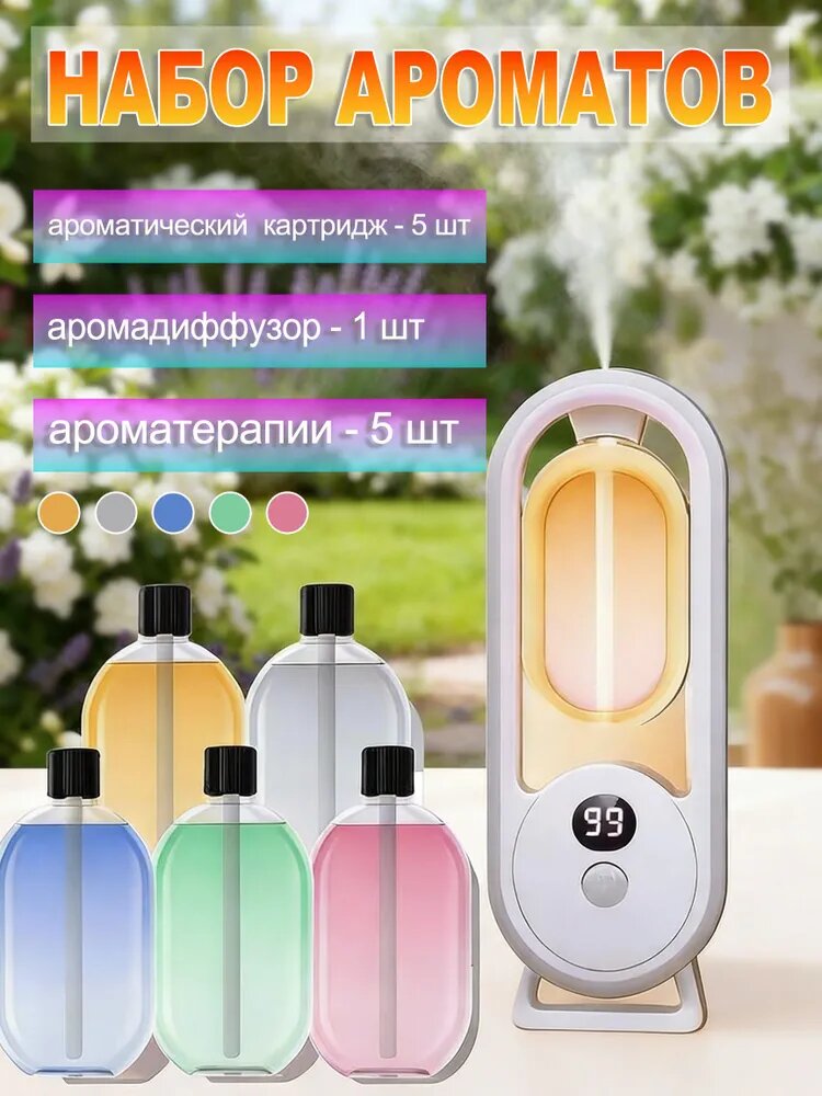 Умное устройство для ароматерапии 1 шт Аромат 5 шт