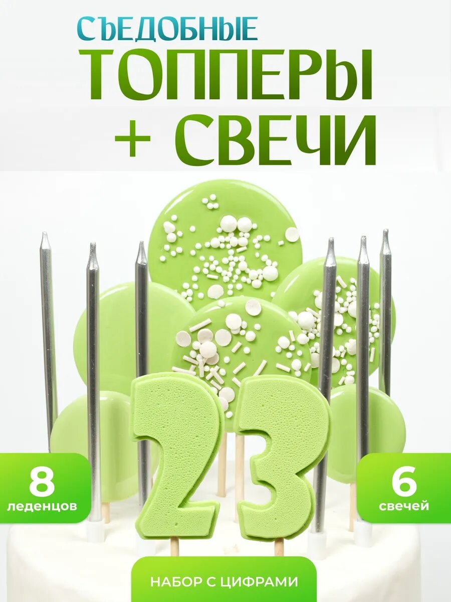 Топпер на торт 23 года