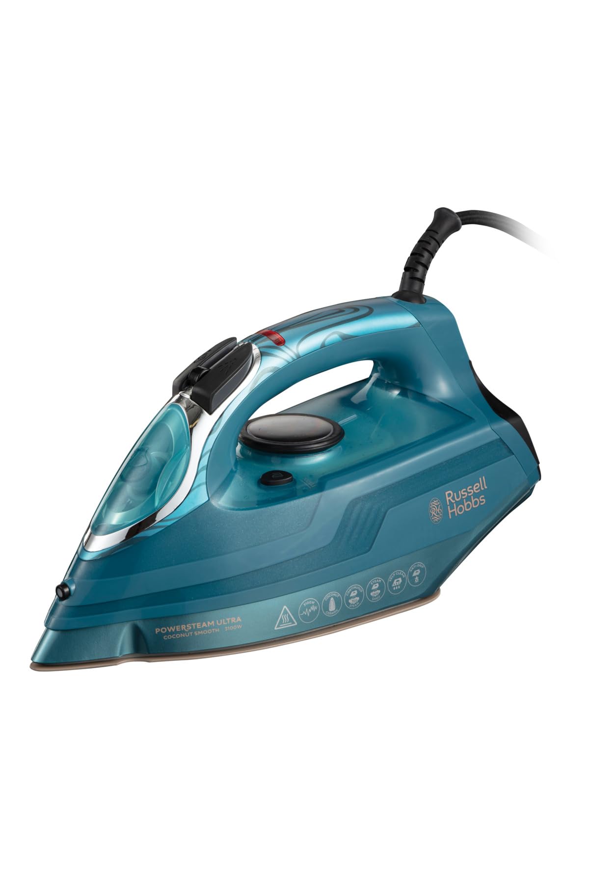 Утюг Russell Hobbs 26340-56 мощностью 3100 Вт с керамической подошвой для глажки и отпаривания