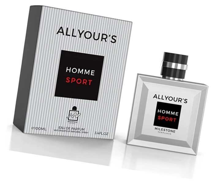 Парфюмерная вода мужская 35 мл Milestone All Yours Homme Sport - Олл Йорс Ом Спорт