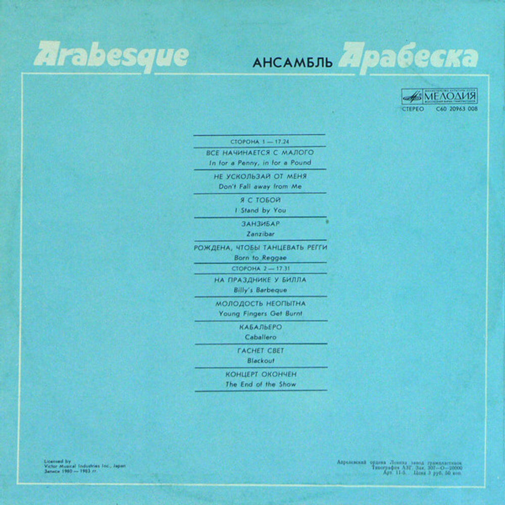 Ансамбль Арабеска — фото 1