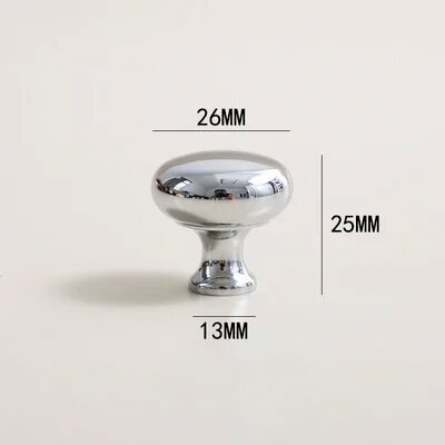 Ручки для шкафов C-4652-26mm-chrome, хром