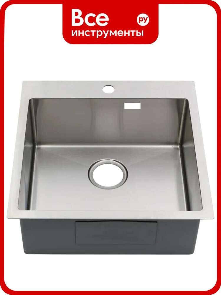 Мойка MELANA R5050HK ProfLine 3,0/200 сатин врезная квадратная MLN-R5050HK