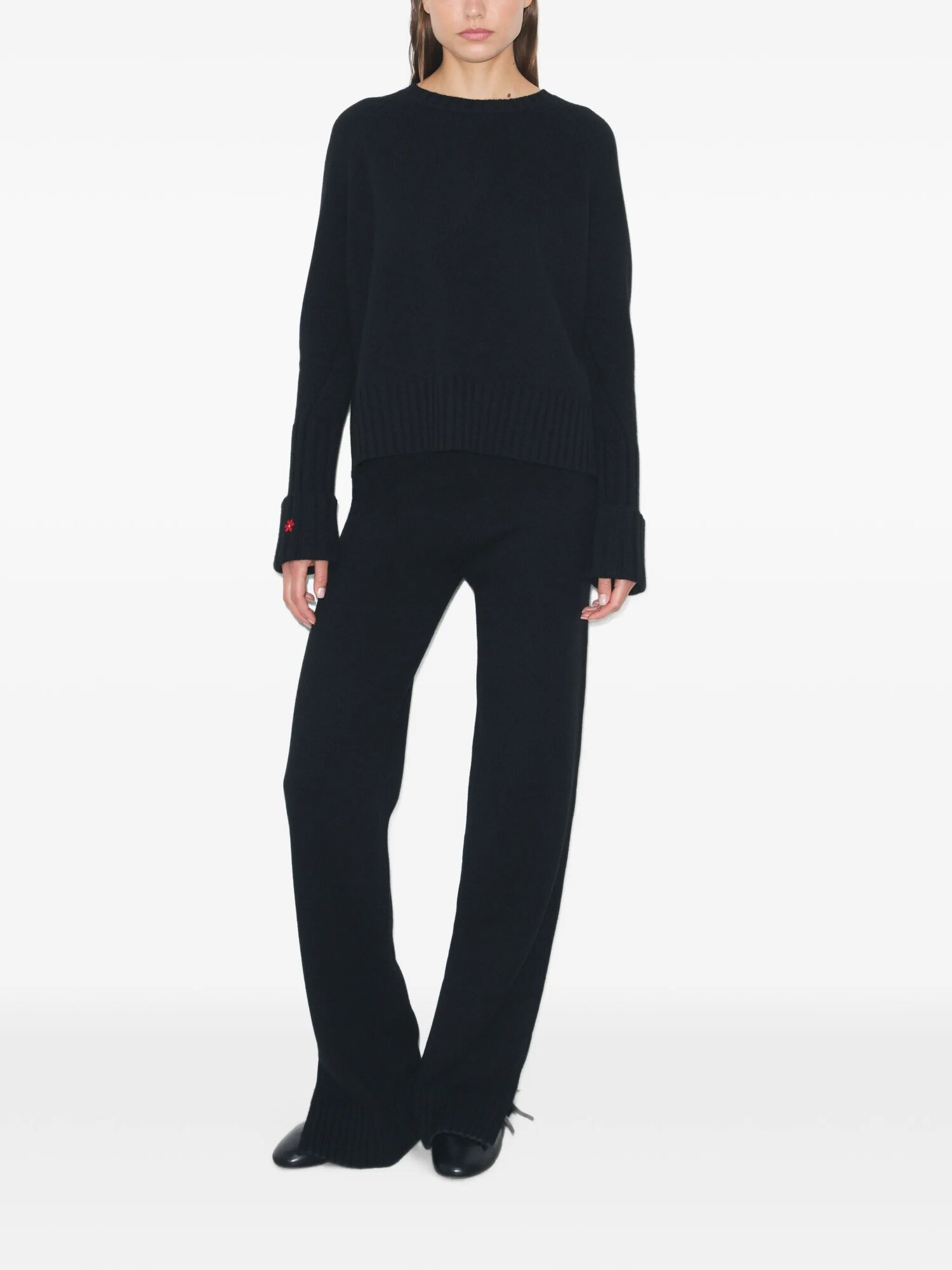 Свитер Tory Burch Merino wool sweater, размер XS, , black — фото 1