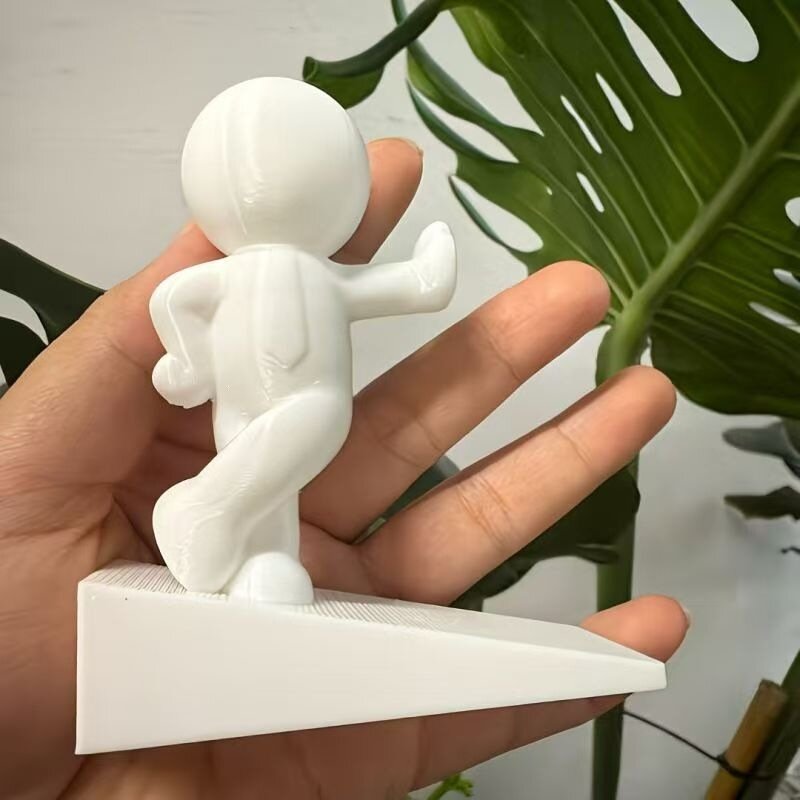 3D-печатный креативный дверной упор «Кунг-фу человечек» — декоративный клин для двери, оригинальный аксессуар для дома, стильный держатель двери, забавный подарок и интерьерная фигурка