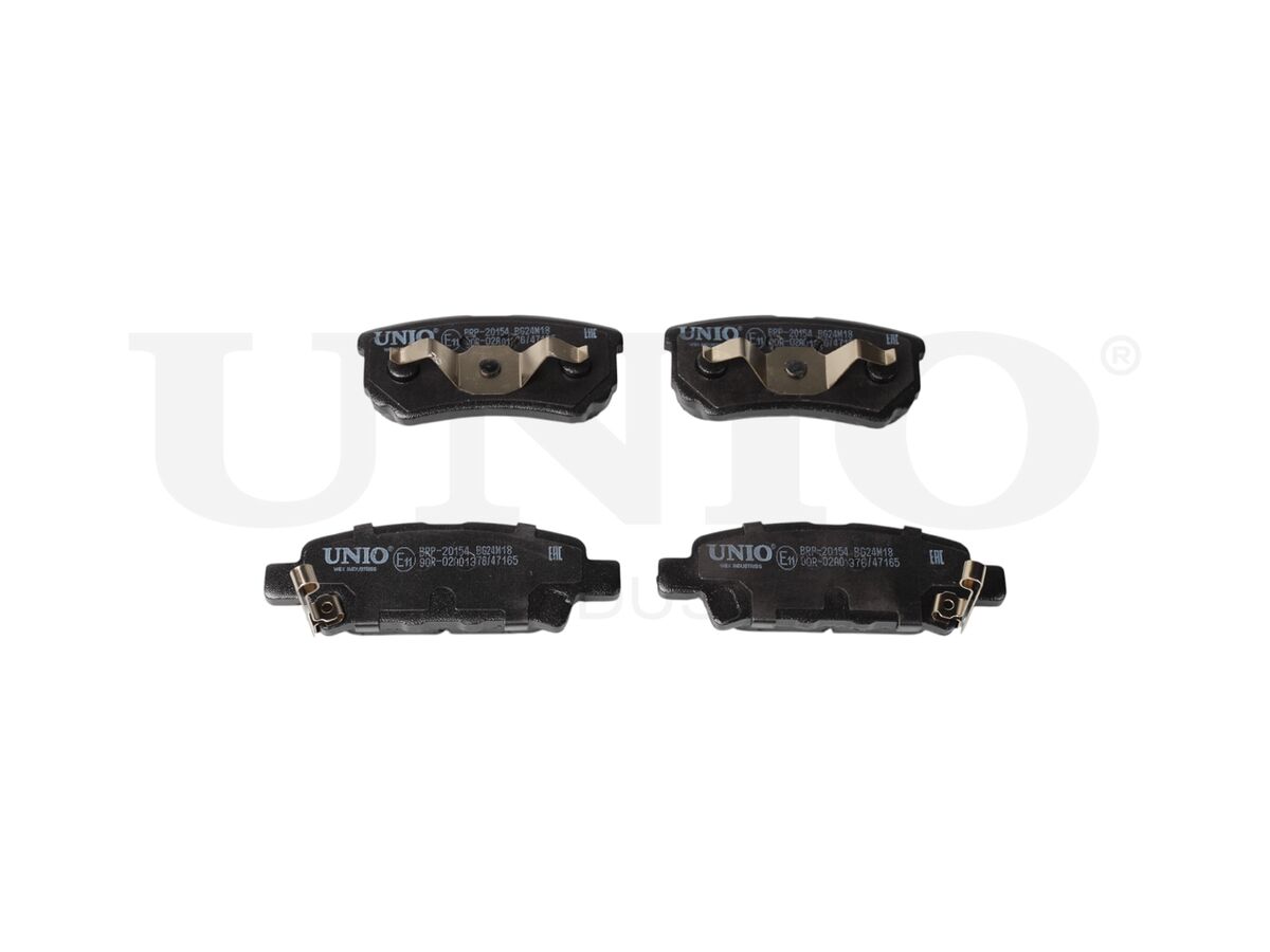 Колодки тормозные диск. задние mitsubishi outlander 02-, lancer ix, x 03-, jeep compass 06- (UNIO BRP-20154)