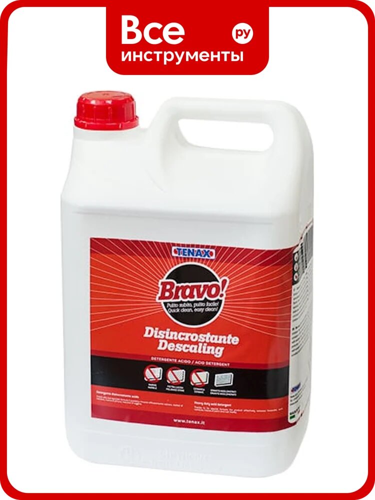 Очиститель Tenax Bravo Disincrostante кислота 5 л 039.200.5273