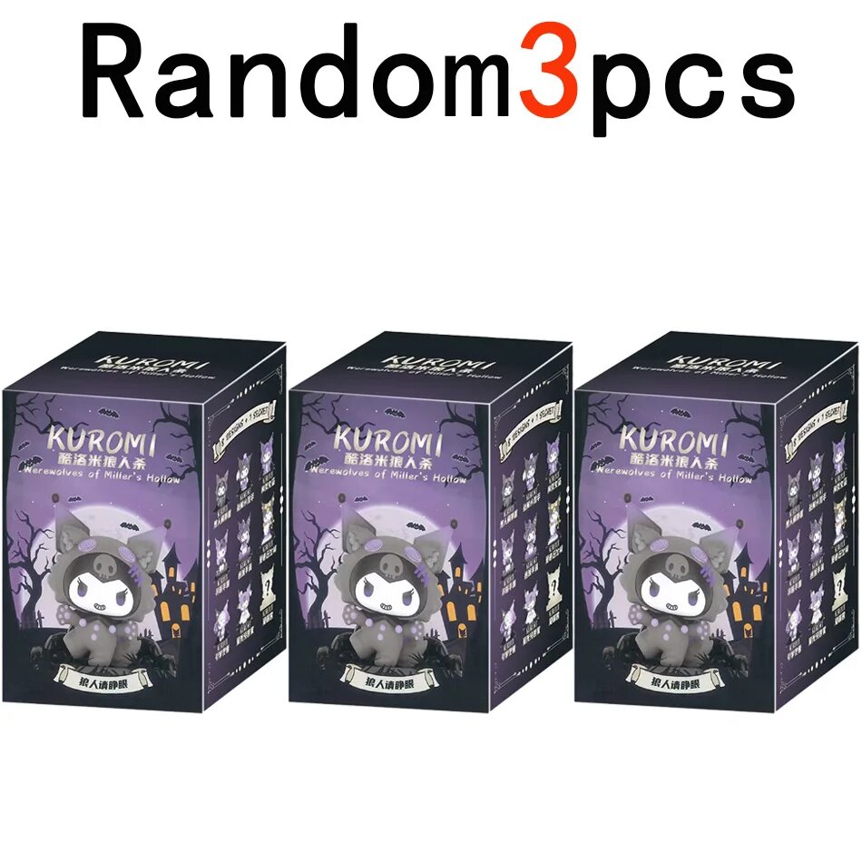Коллекционная фигурка Куроми Bandai Серый, Random-3pcs1