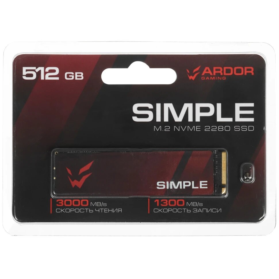 512 ГБ M.2 NVMe накопитель ARDOR GAMING Simple SI512QSHI