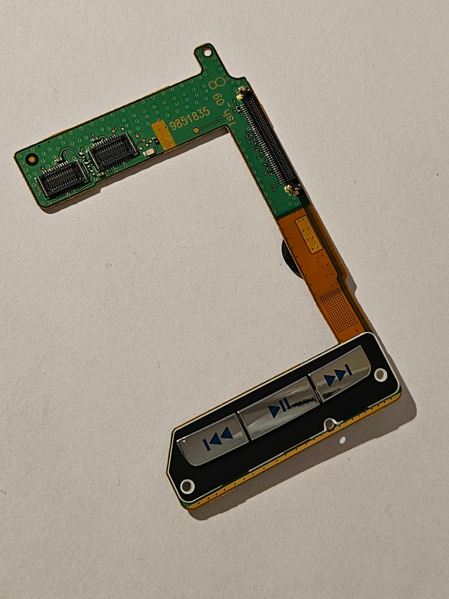 Подложка внешней клавиатуры для Nokia N76 в сборе с камерой и клавиатурой music