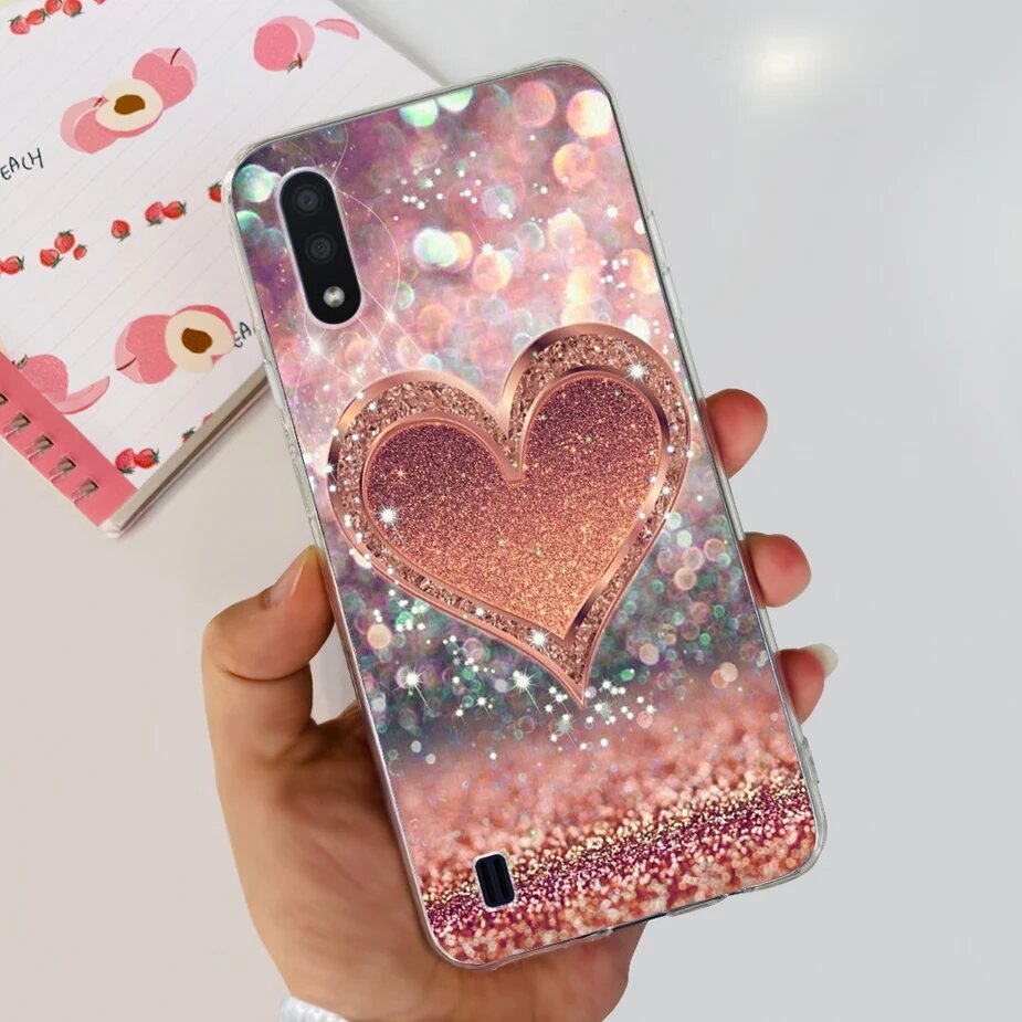 Для Samsung Galaxy A01 Чехол SM-A015F Модный окрашенный чехол 5,7 Розовый, 688, Samsung Galaxy A01