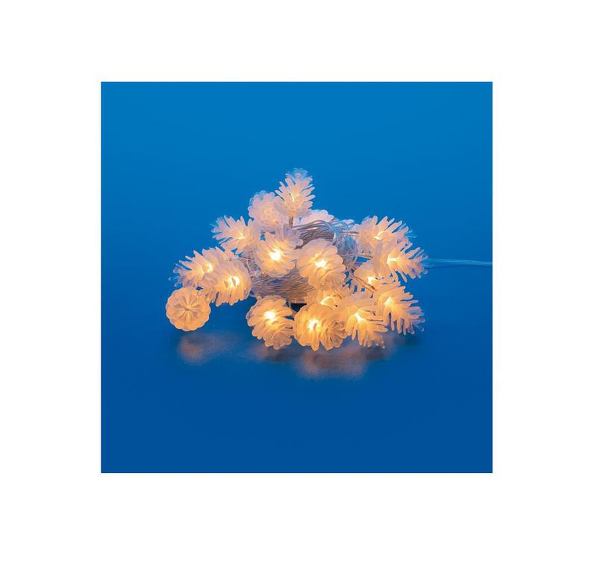 Гирлянда LED "Шишки" ULD-S0500-050/DTA WARM WHITE IP20 PINE CONES 5м 50 диодов тепл. бел. свет Uniel UL-00007192