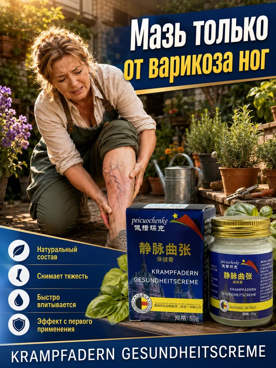 Мазь от варикоза вен на ногах