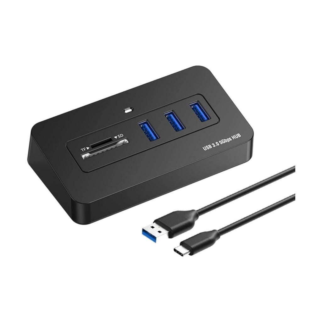 USB-расширитель USB 3.0 на 5 портов, USB-кабель длиной 0,3 м