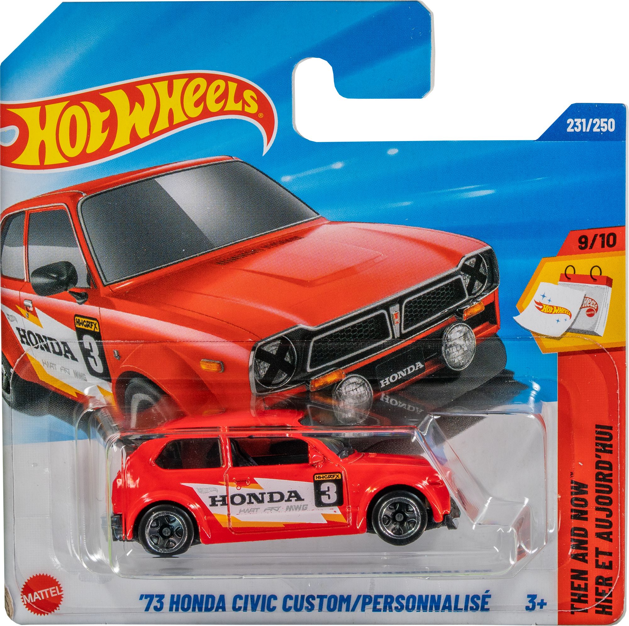 Машинка Hot Wheels 73 Honda Civic Custom