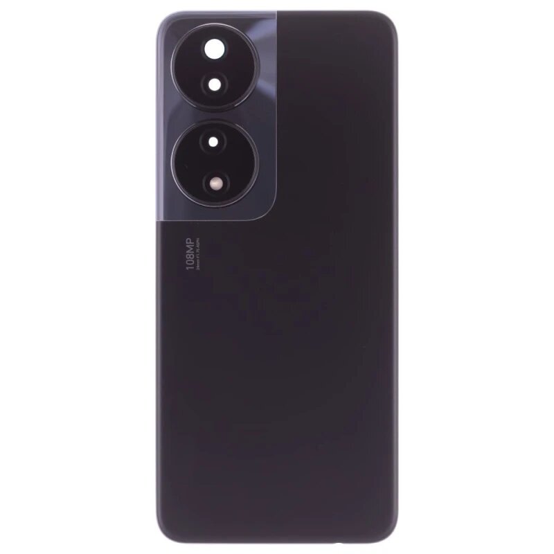 Задняя крышка для Huawei Honor 90 Smart (CLK-NX1) (черный) (в сборе со стеклом камеры) (ORIG100)