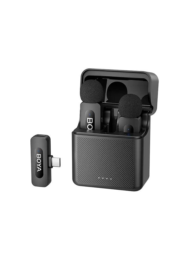 Беспроводная система Boya BY-V30, 2,4ГГц, TX+TX+RX, USB-C, с кейсом