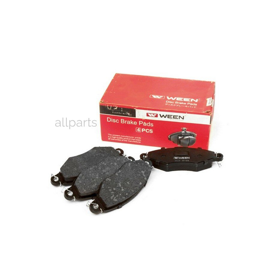 WEEN 151-1318 Тормозные колодки дисковые (замена на 151-1319) передние PEUGEOT 206 306