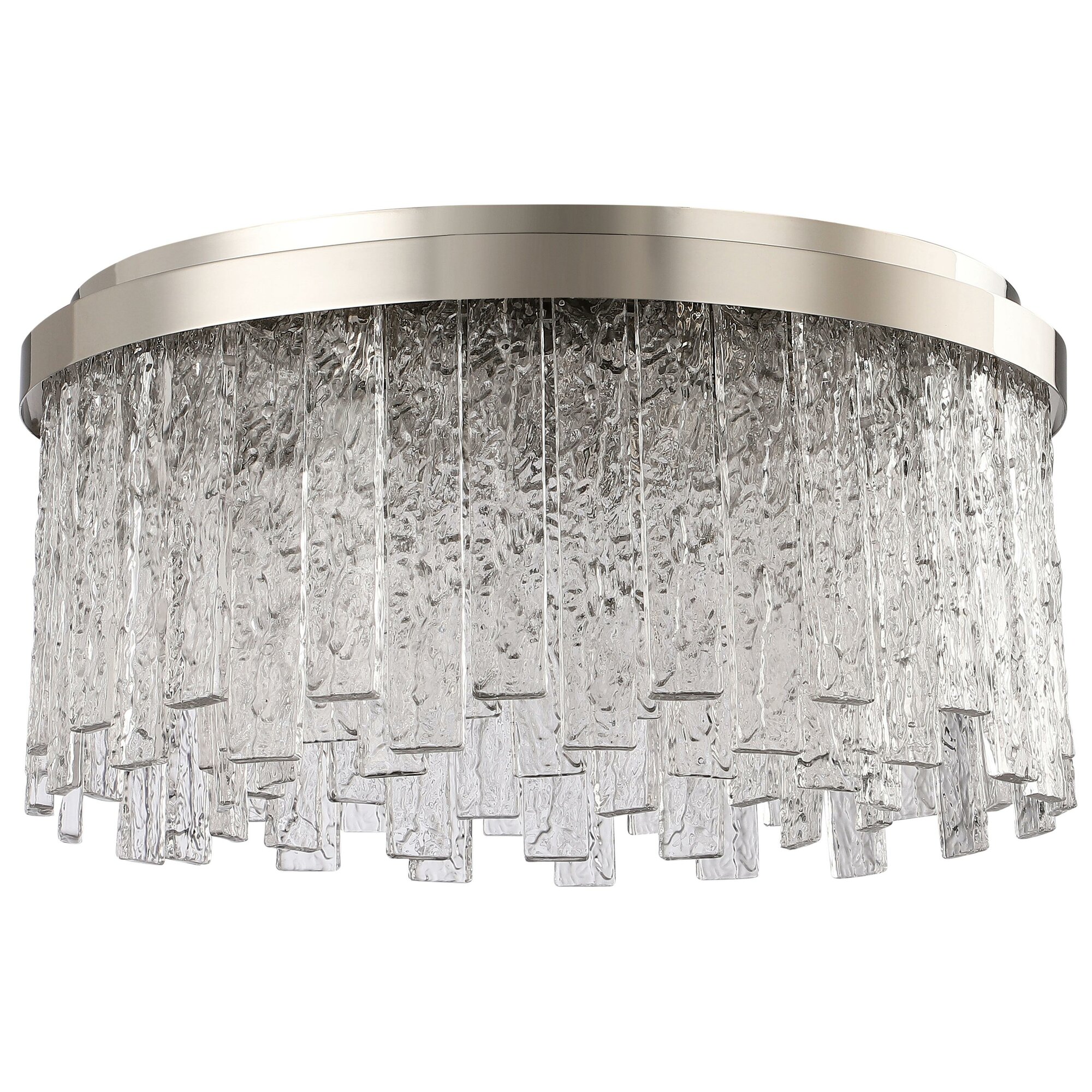 Накладная люстра Stilfort Frostyle 2155/11/08C, 8×E14 по 40 Вт, никель/прозрачный