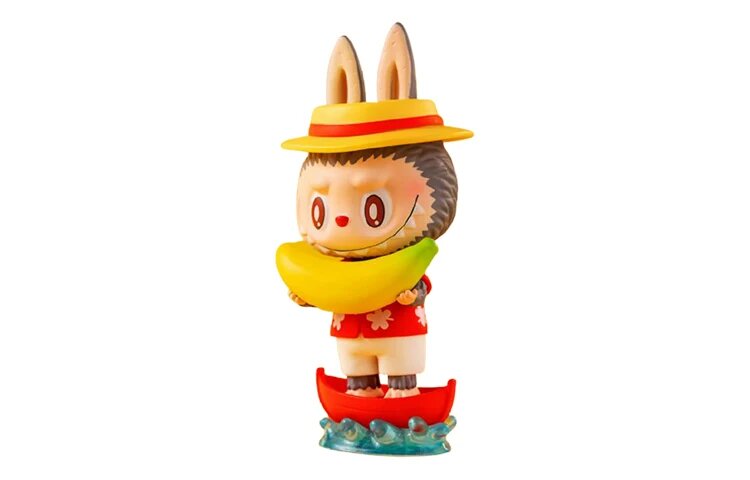 Фигурка Pop Mart The Monsters Labubu из серии Фрукты, слепая коробка, коллекционная игрушка - Банан