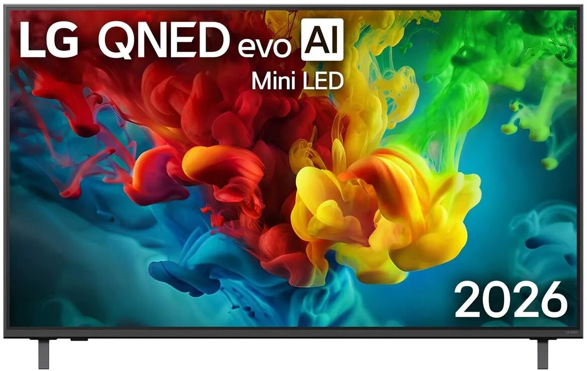 Телевизор LED LG 55" 55QNED83B6A. ARU чер. титан Smart