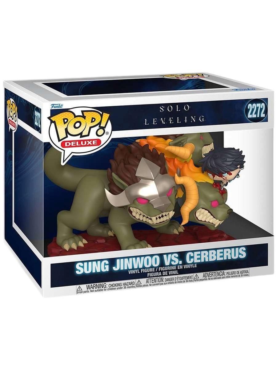 Фигурка Funko POP! Deluxe. Solo Leveling: S2 Sung Jinwoo Vs Cerberus (2272)