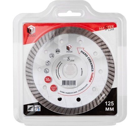Диск алмазный DIAM Керамика Turbo Master Line 125x1,2x10x22,2