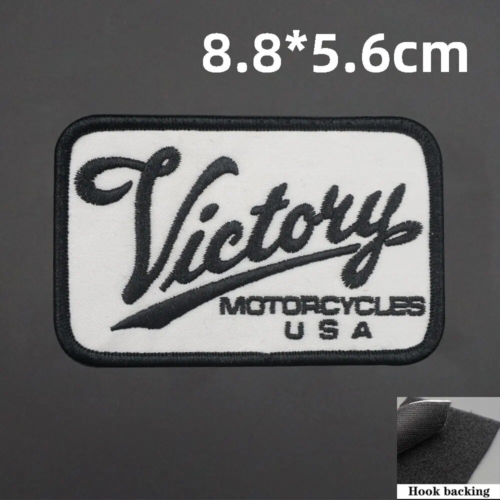 Вышитые нашивки Victory Motorcycles A25 Hook backing