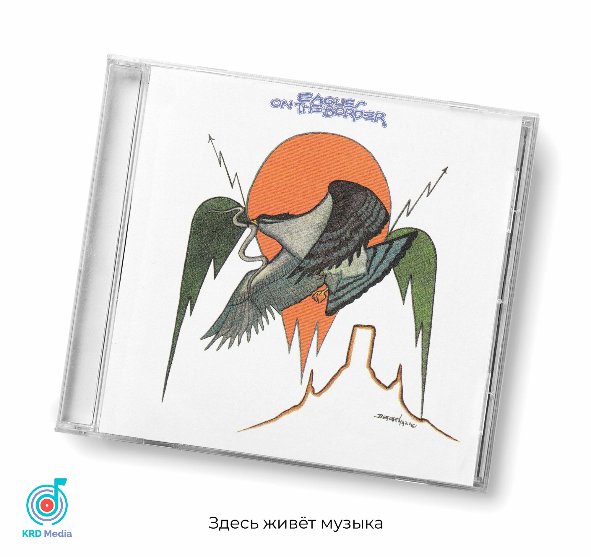 Eagles - On the Border, 1974, 8-page, CD-Аудио
