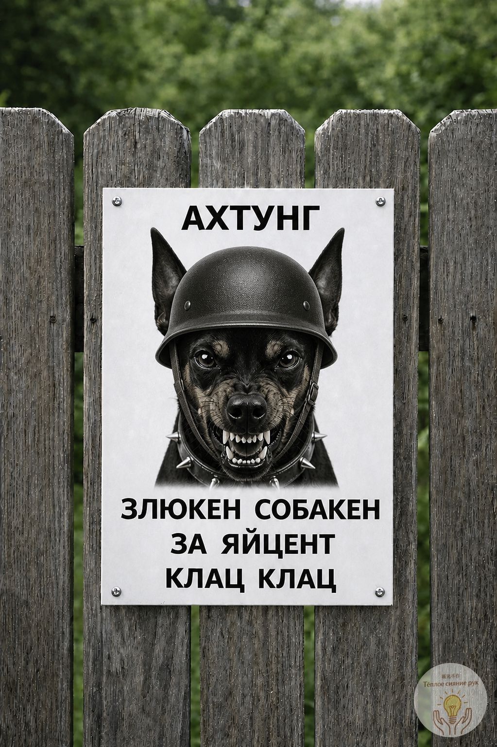 Информационная табличка "Цвергпинчер" 200x150 мм из пластика 3 (Ф)