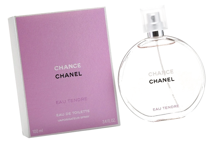 Розовые женские духи Chanel Chance Eau Tendre 100 мл - Шанс Тендер
