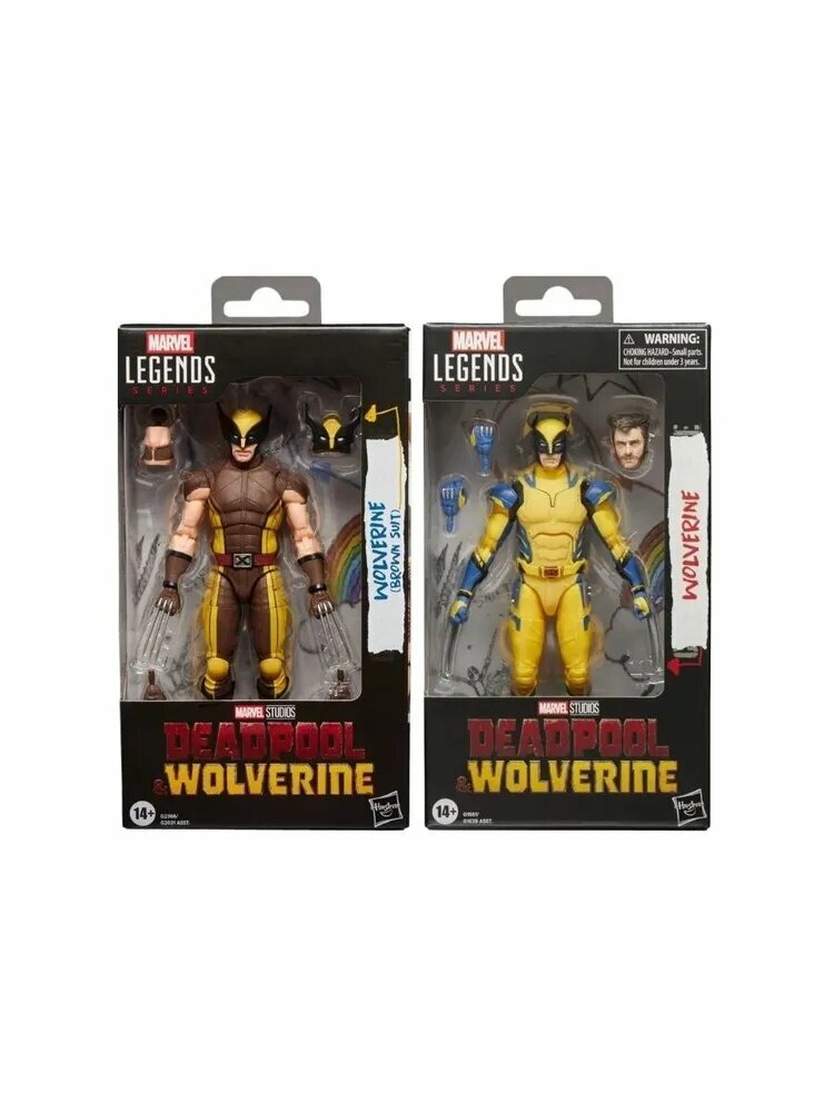 Фигурки Hasbro Marvel Legends Deadpool&Wolverine Series Action Figures-16cm; Марвел фигурки