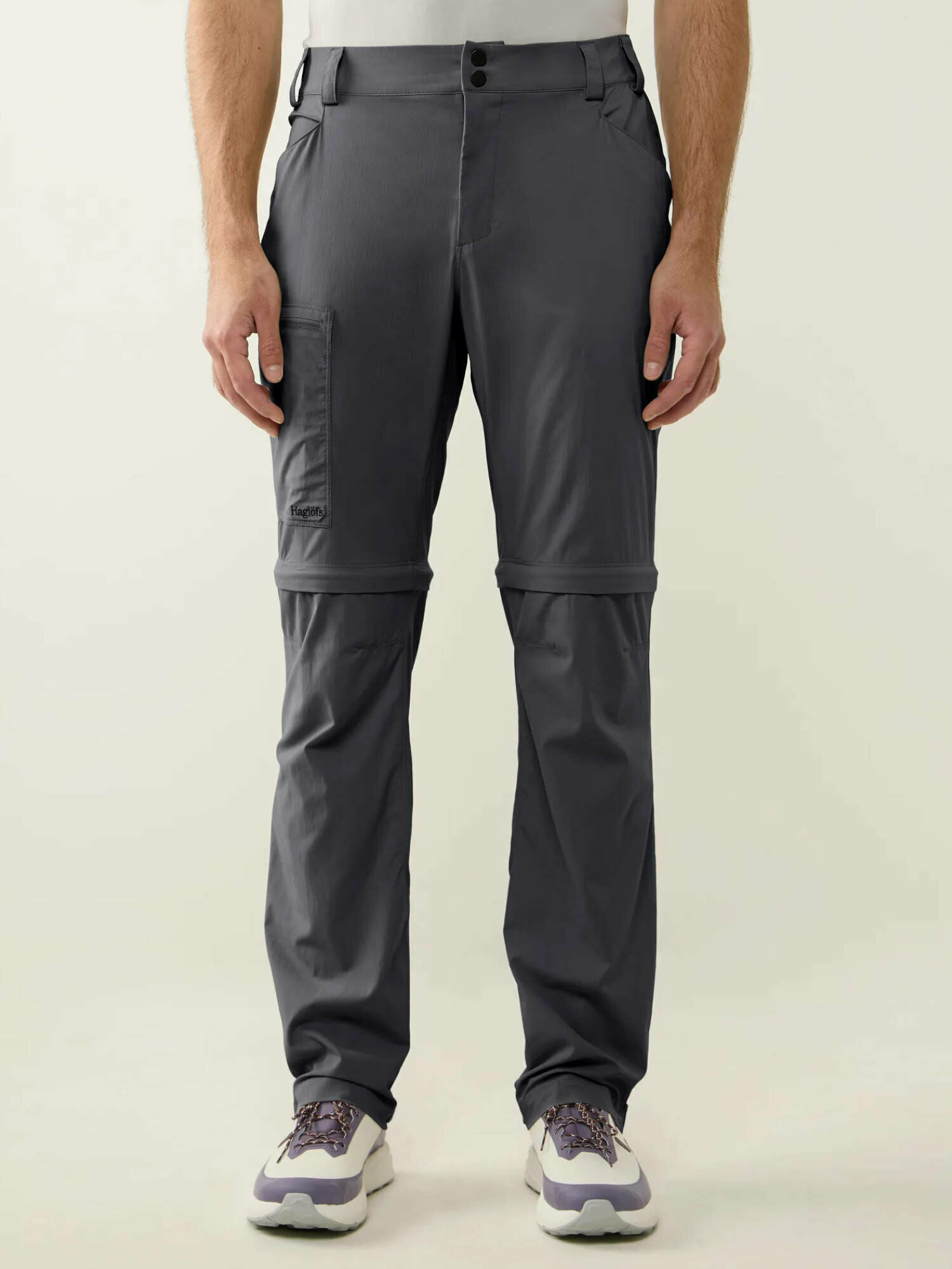 Брюки Haglofs Lite Standard Zip-Off II Magnetite (EU:54)