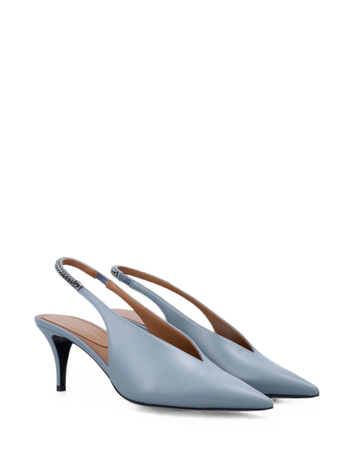 Туфли Chain-link slingback pumps 