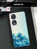 Чехол на Honor 90 / Хонор 90 с принтом Звезда и облака, прозрачный