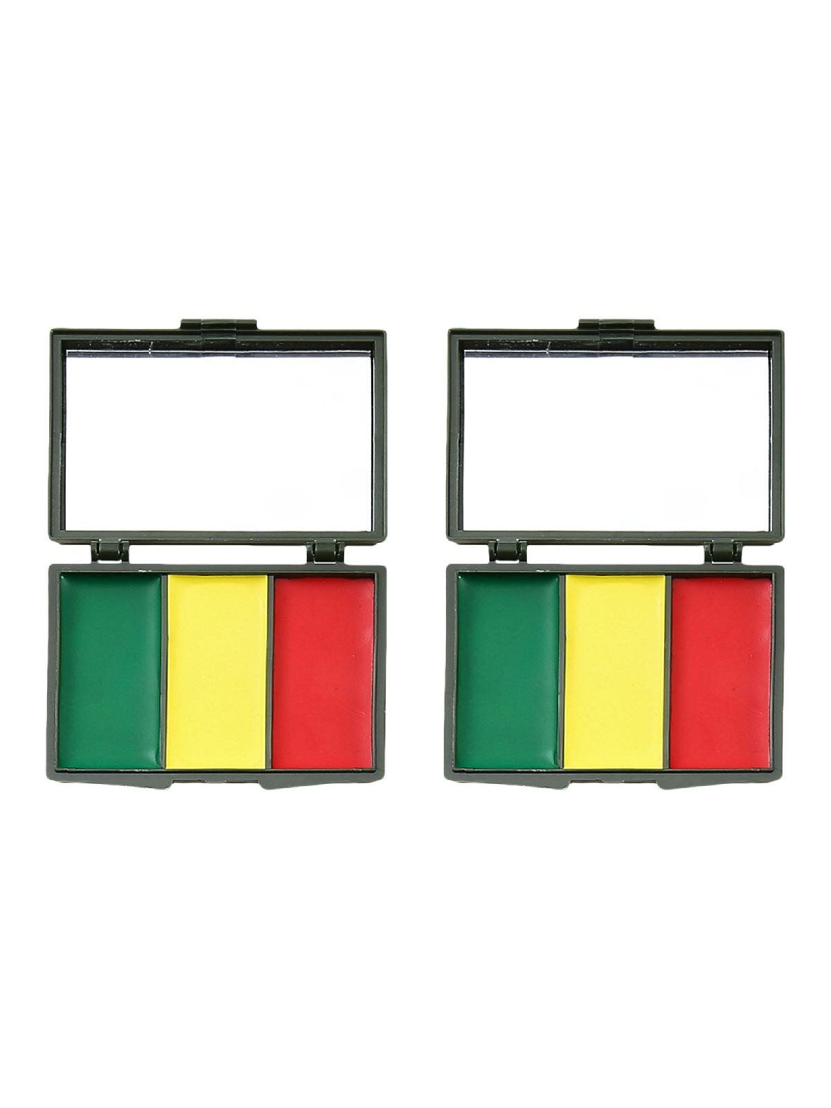 1Pair Fan Face Colors For Sports Event Highly Pigmented And Removable
