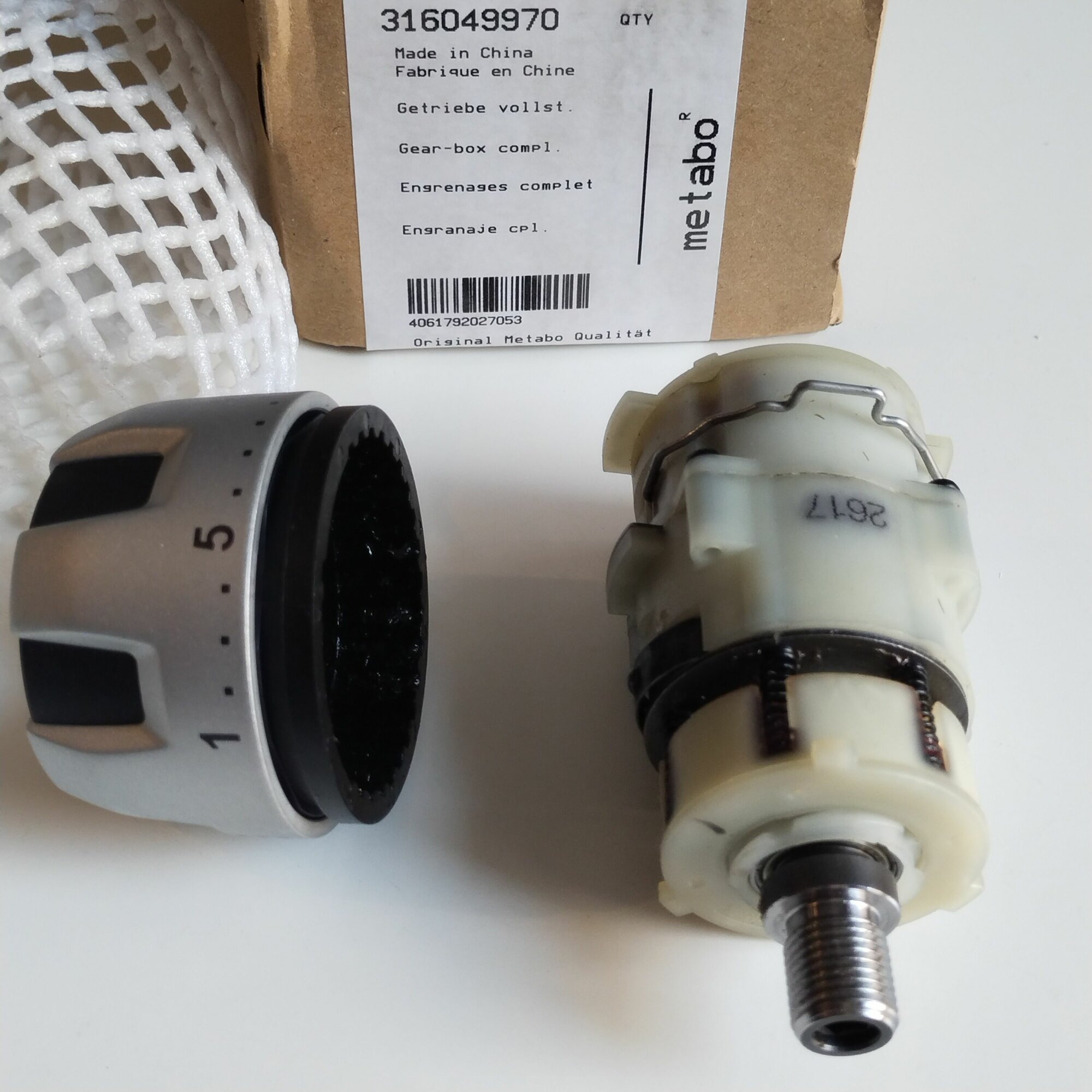 Редуктор в сборе для аккумуляторной дрели-шуруповерта METABO BS 18 LT 316049970