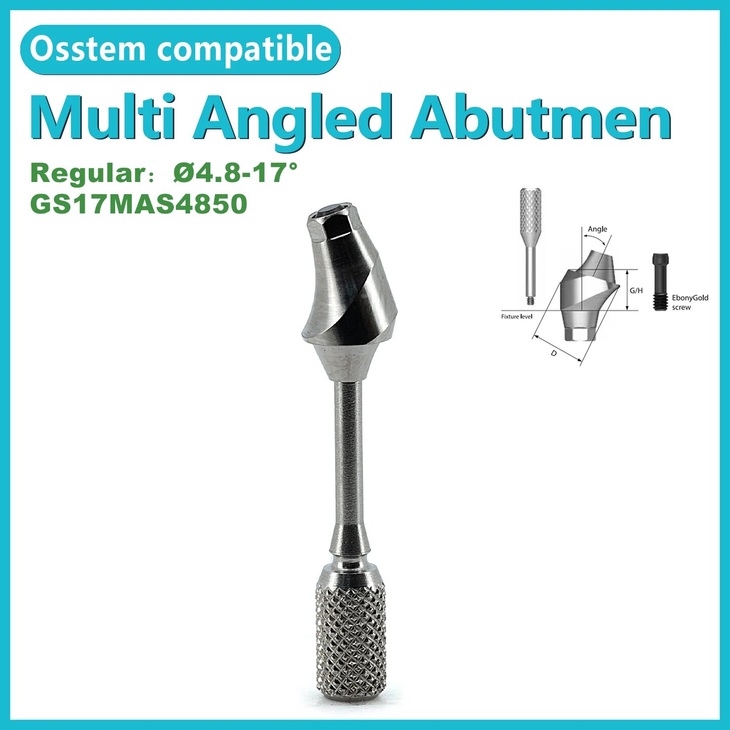 Угловой абатмент Osstem 17° 30° otiumann R GS17MAS4850