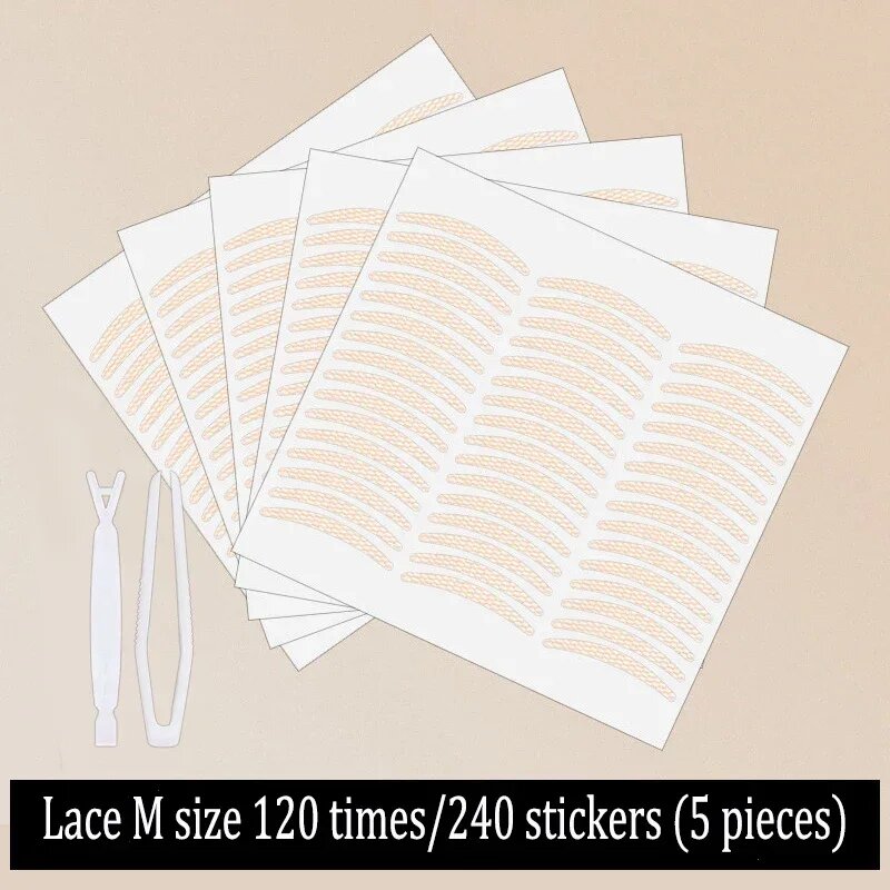 Невидимые ленты для век Beige 240 шт. Lace-M 240Pcs