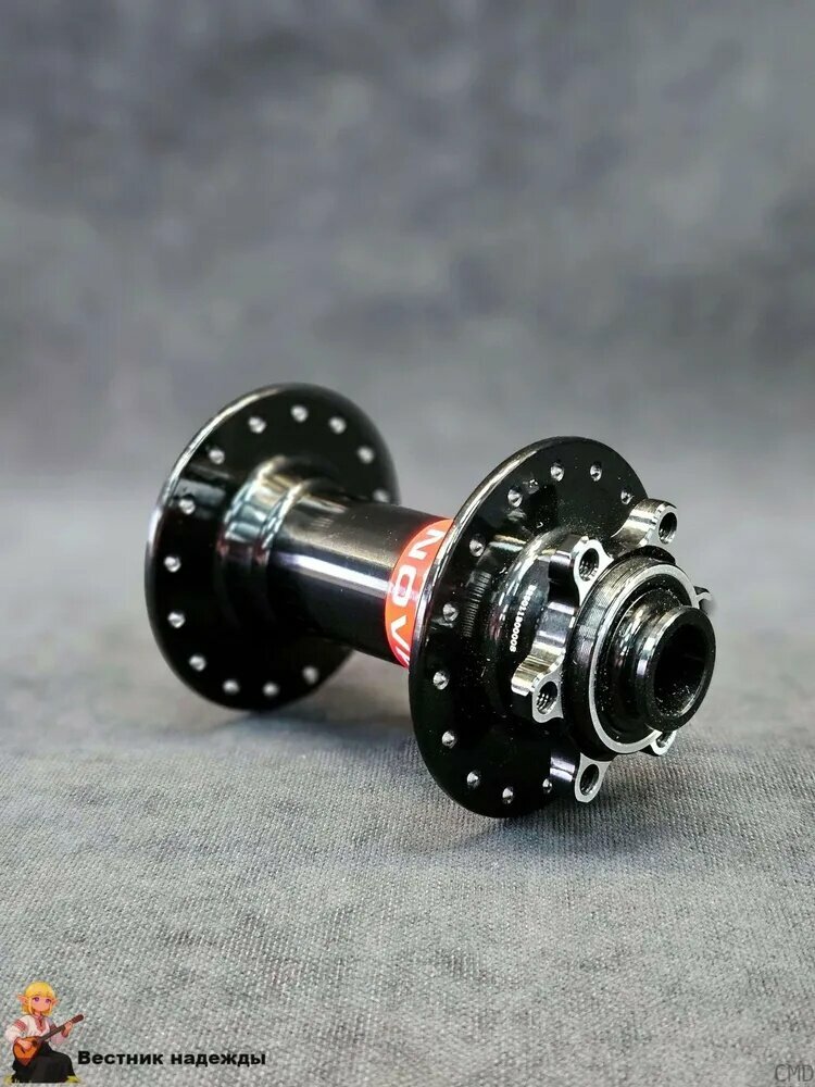 Передняя втулка для велосипеда Novatec D041SB-B15, 32 спицы, 15х110 (boost), ширина: 110мм, под ось: 15мм, черная